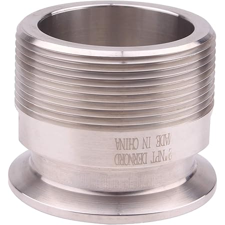 Amazon.com: Metalwork 2 Tri Clamp to 2 Hose ID Barbed Adapter SUS304 ...