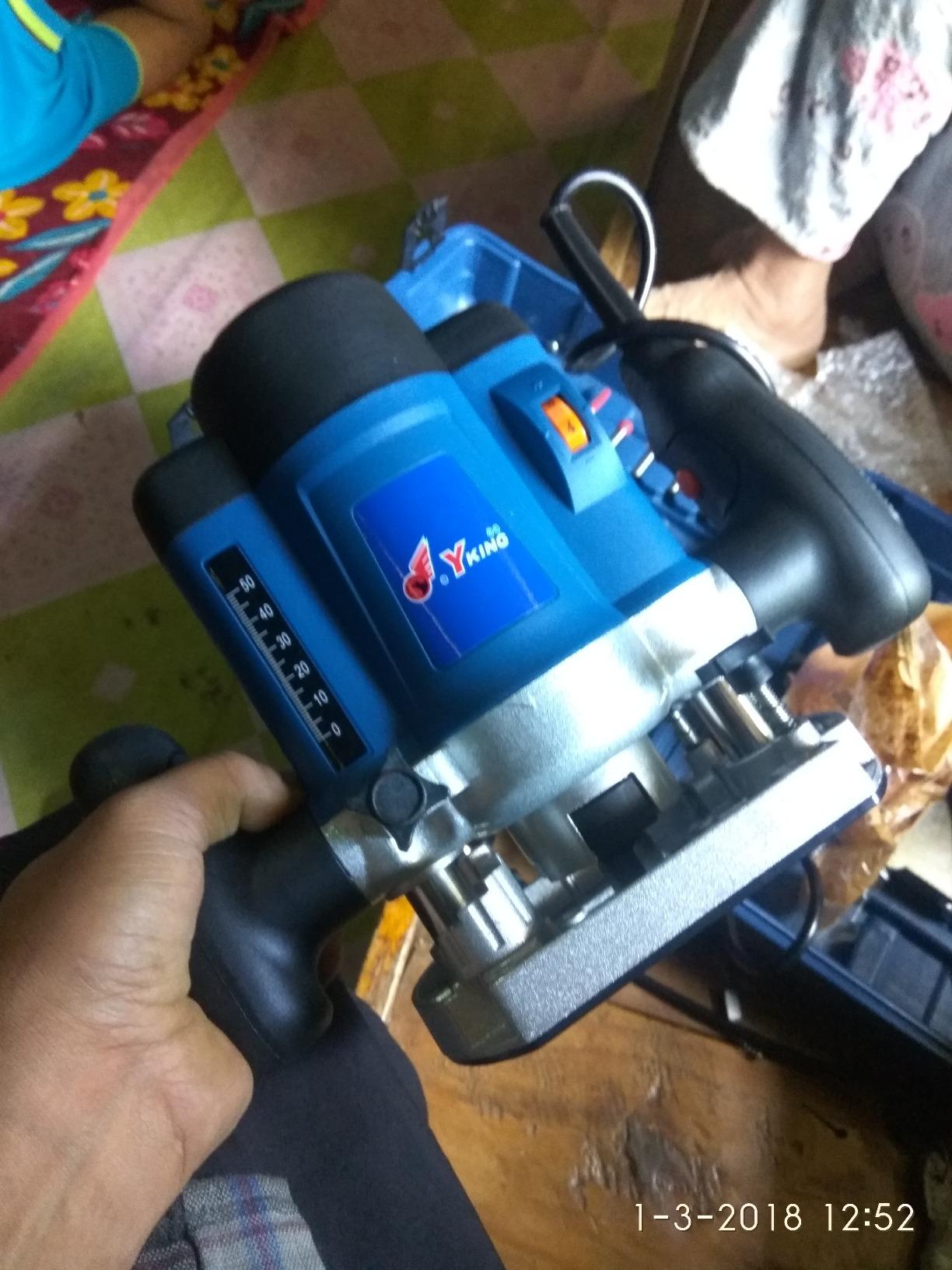 Digital Craft POWERFUL Wood working router machine combo 12mm with bits ...