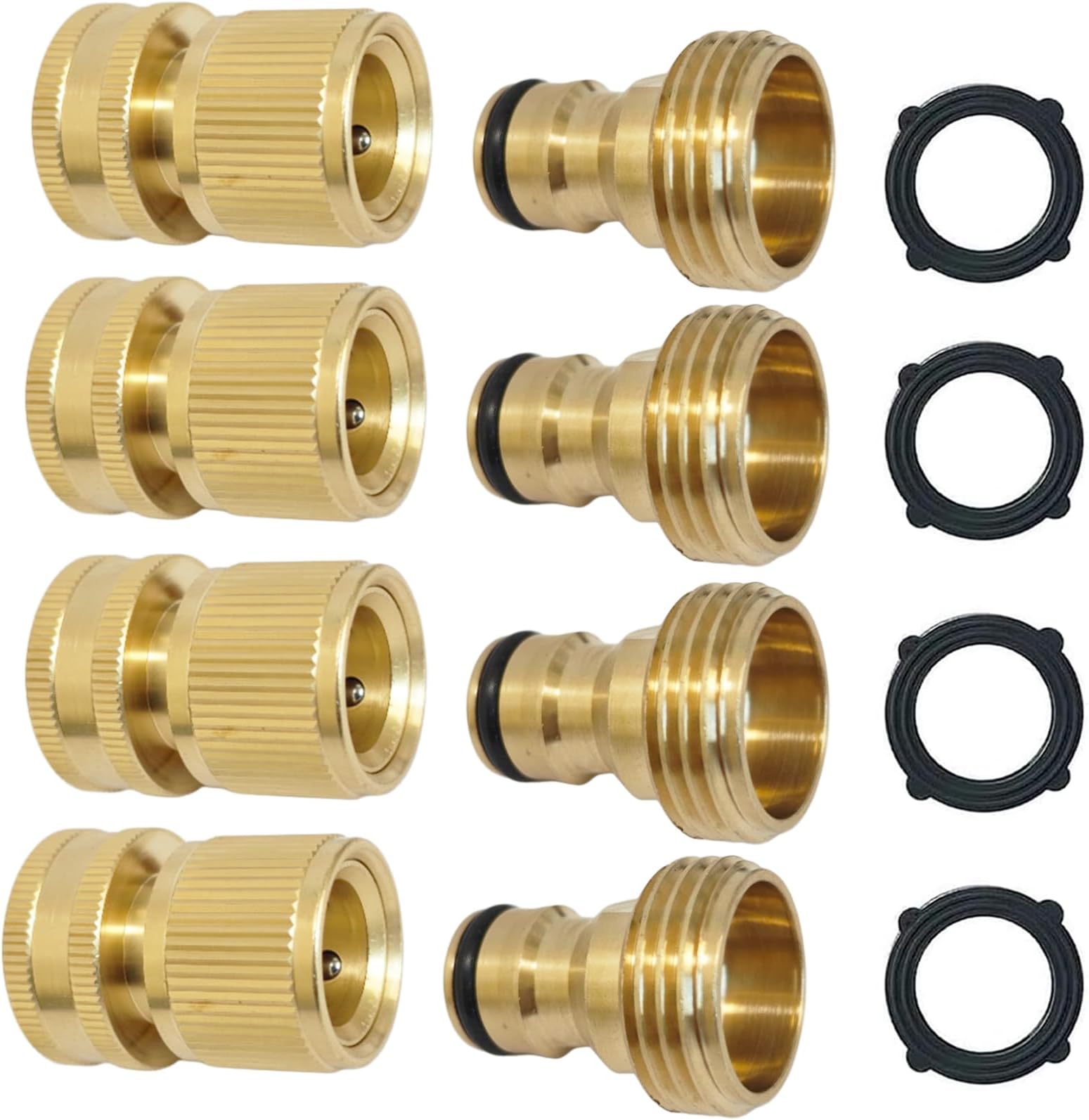 Amazon.com: Garden Hose Quick Connector, 3/4 Inch GHT Thread Quick ...