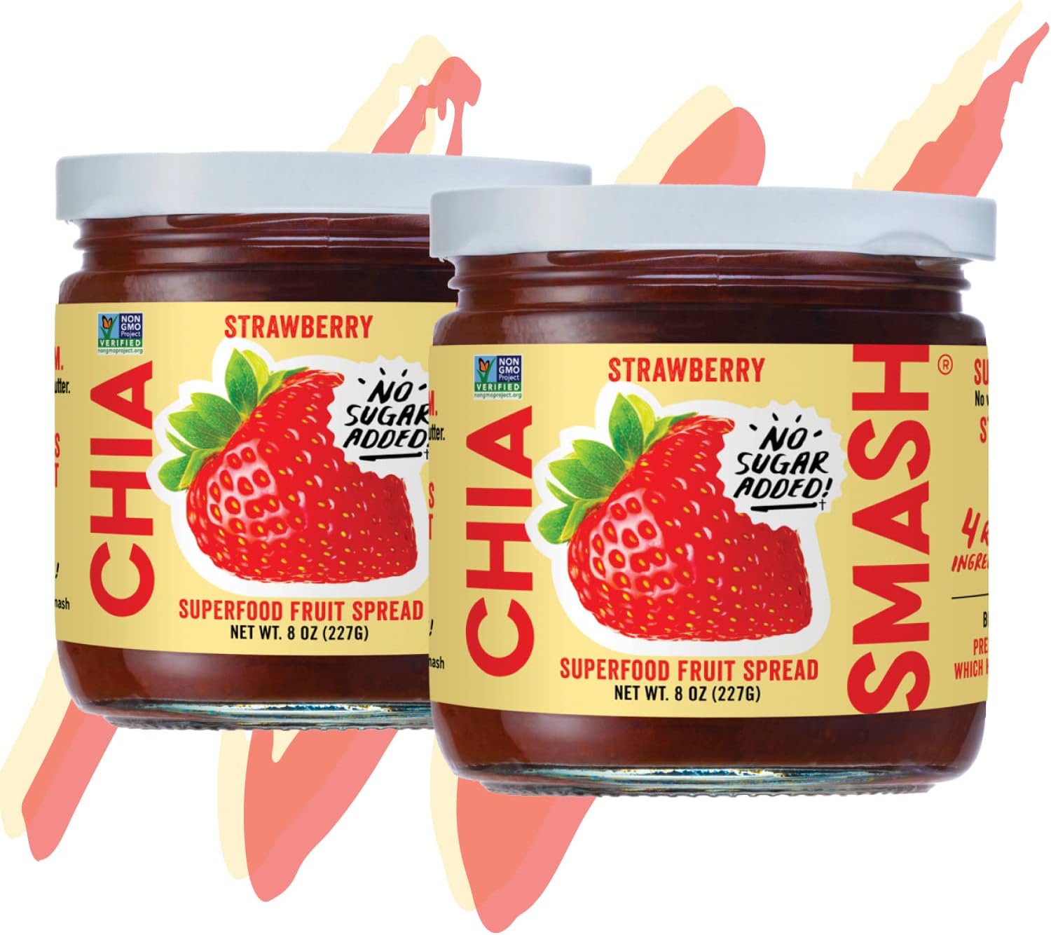 Amazon.com: Chia Smash Fruit Jam | Subtly Sweet Keto Jam Made with ...