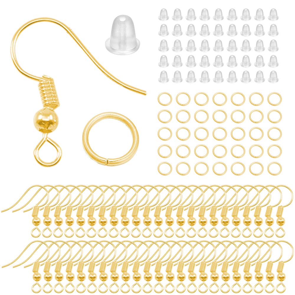 Amazon.co.jp: Arti-Cipes Piercing Hooks, Approx. 100 Pairs (300 Pieces ...