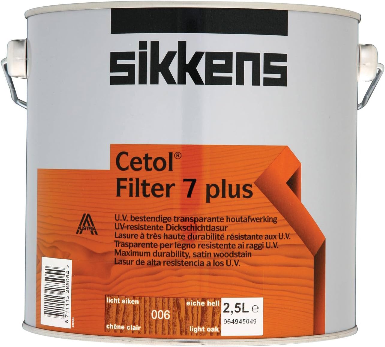 Sikkens SIKCHLSPLO 2.5L Cetol HLS Plus Translucent Woodstain Light Oak ...