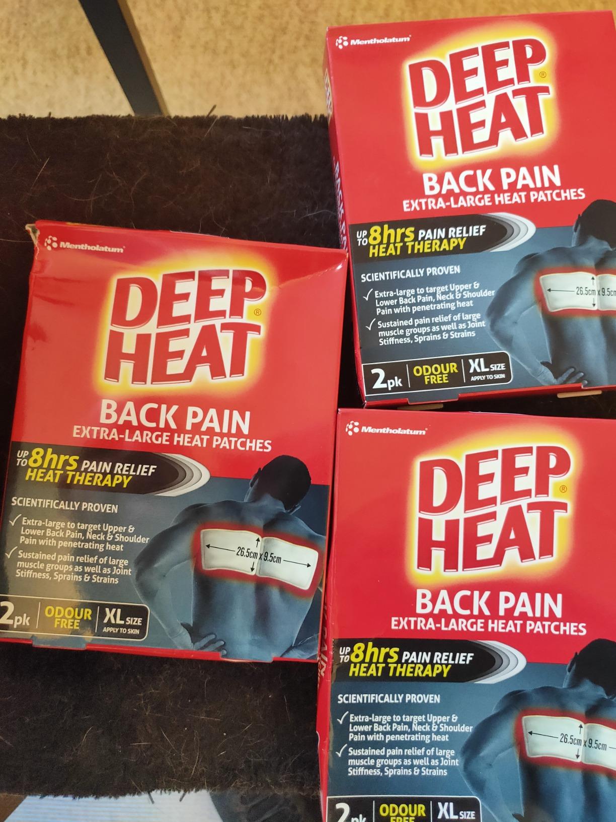 Deep Heat Back Patches, 2 Count : Amazon.com.au: Health, Household ...