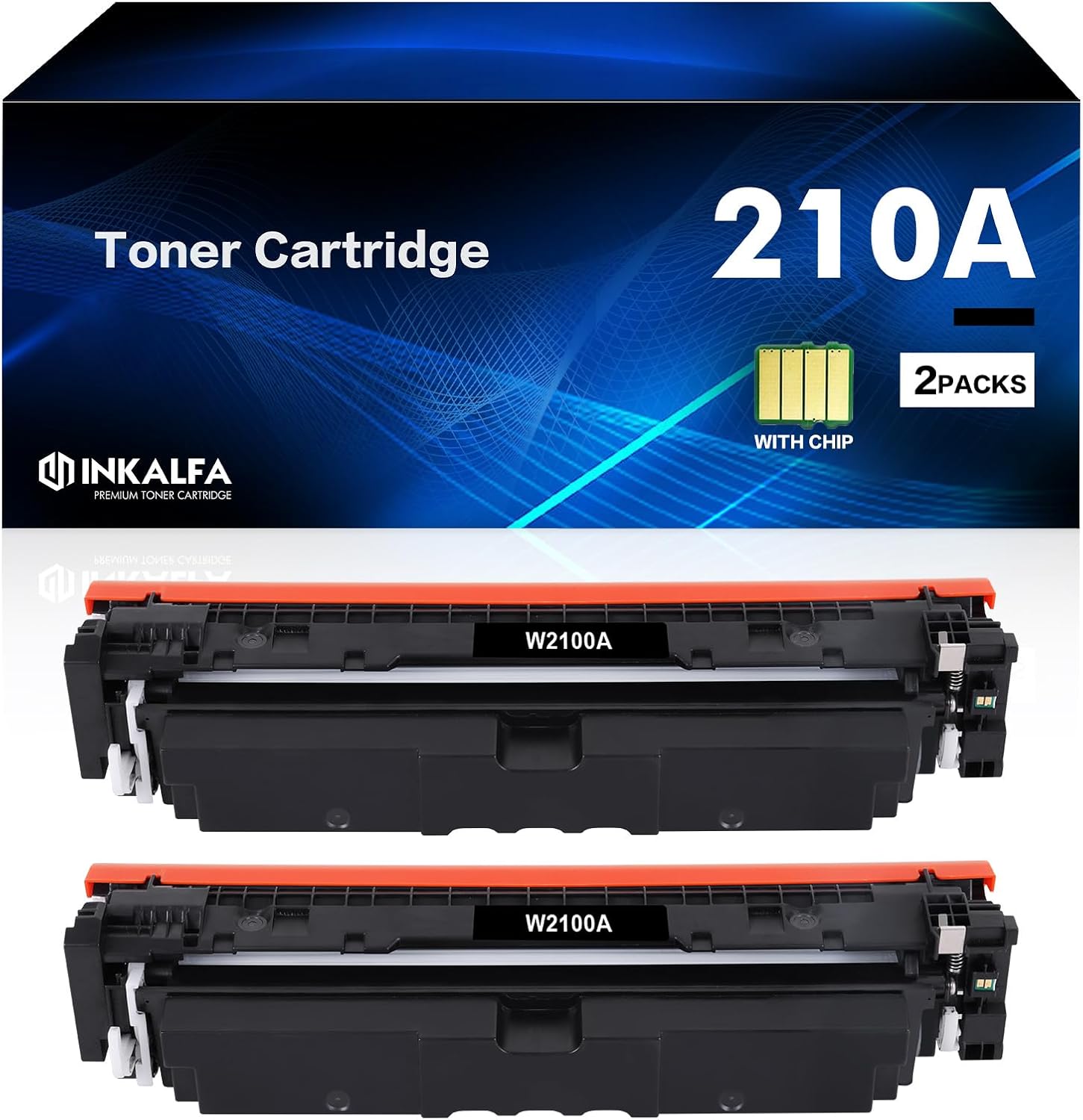 Amazon.com: 210A Black Toner Cartridges 2-Pack: 210X Compatible Replacement for HP 210A Toner ...