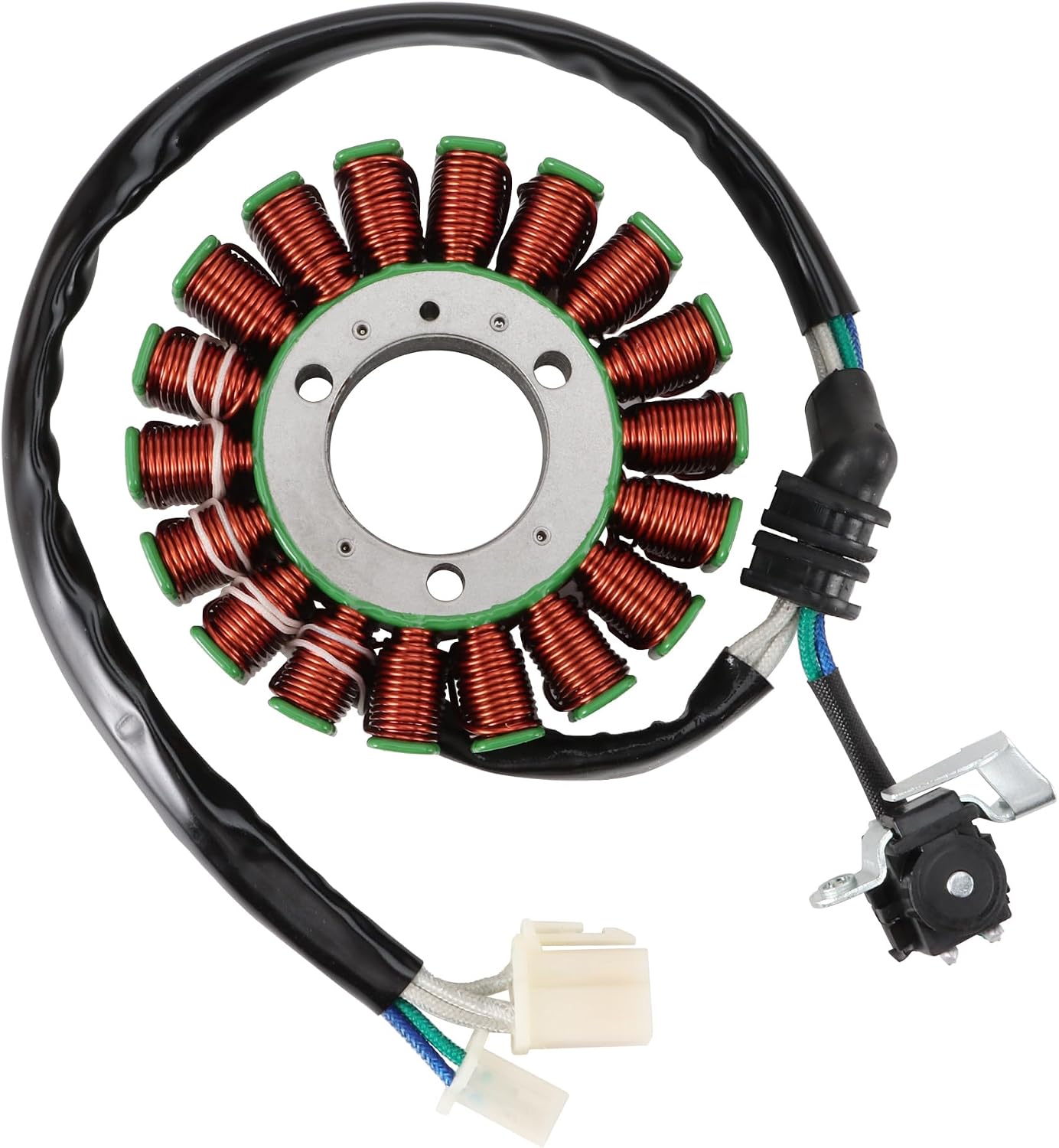 Amazon.com: WOOSTAR 18 Coil 5 Wire Ignition Stator Magneto Replacement ...