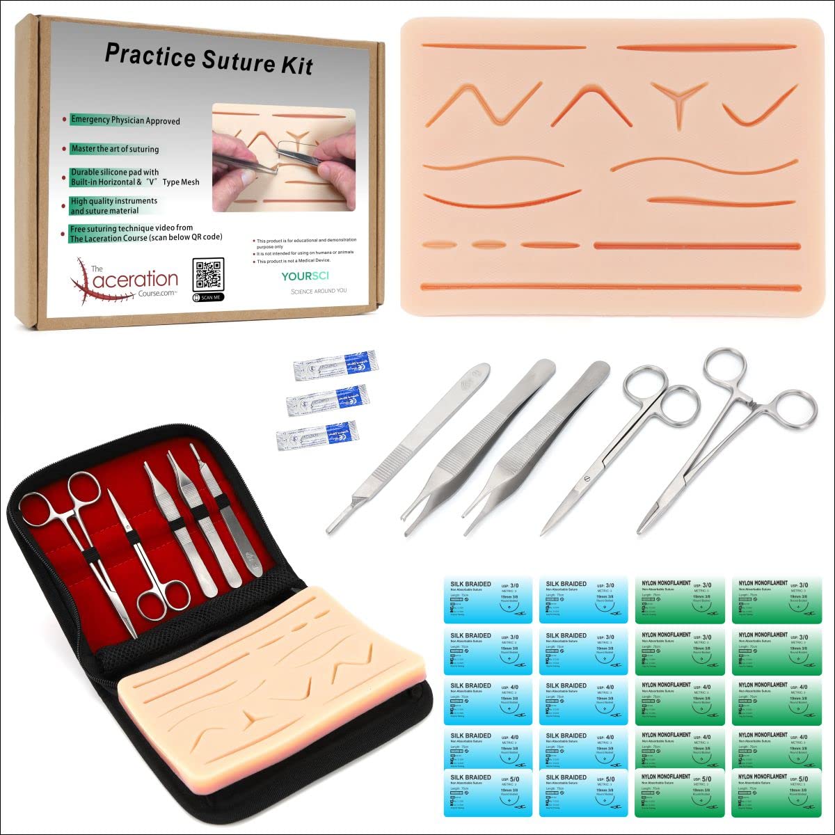 Buy All in one Suture Practice kit Suture Training Kits with Free ...