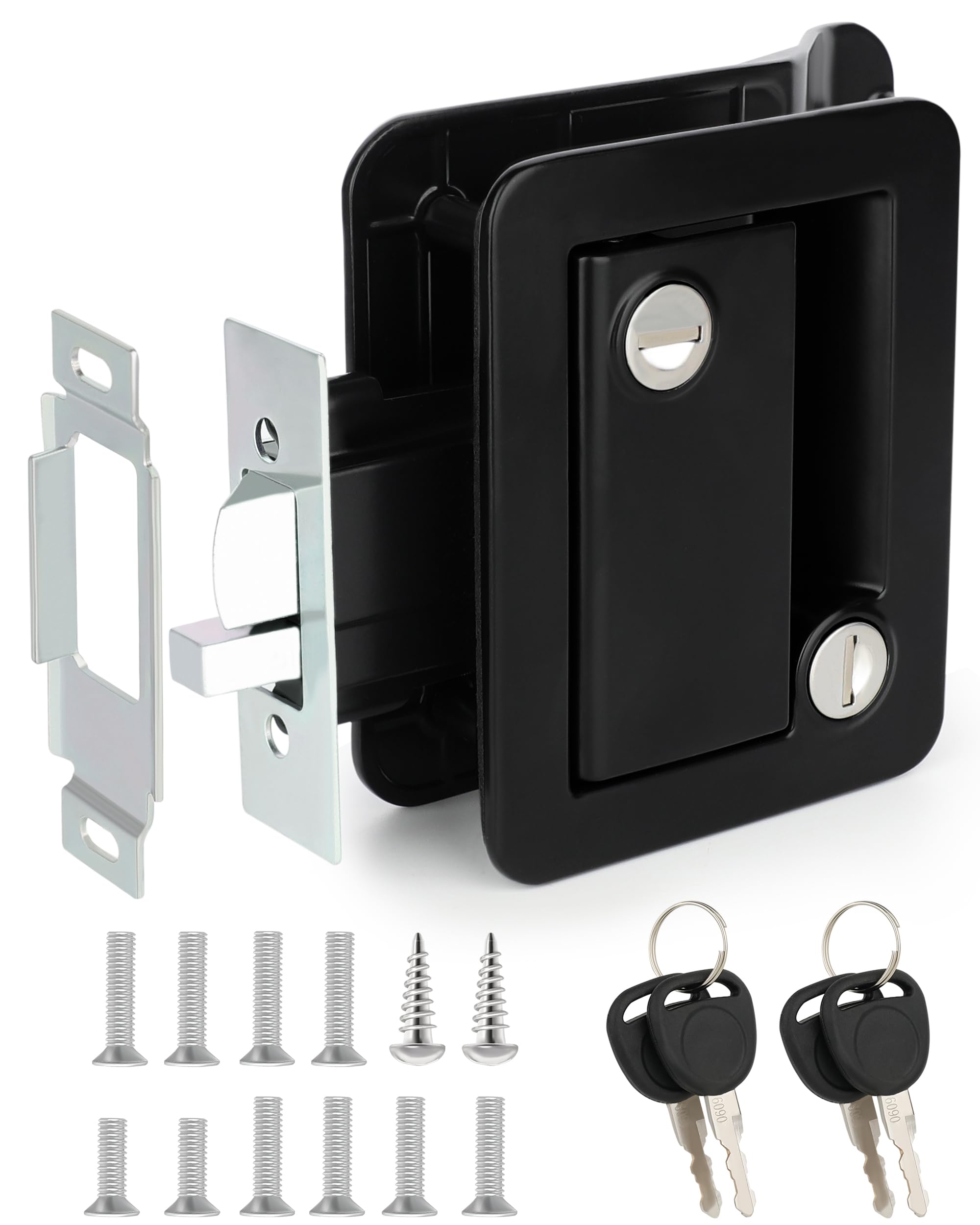 Amazon.com: X-Haibei RV Entry Door Lock 100% Metal Camper Door Lock ...