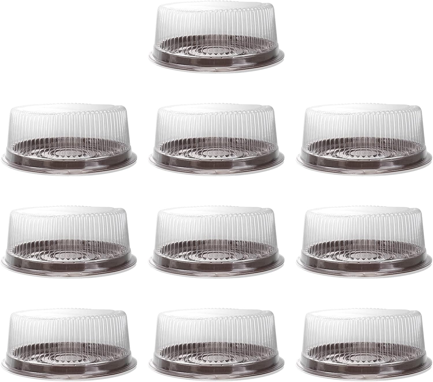 DOITOOL Cake Box, 10PCS Plastic 8 inch Cake Boxes Disposable ...