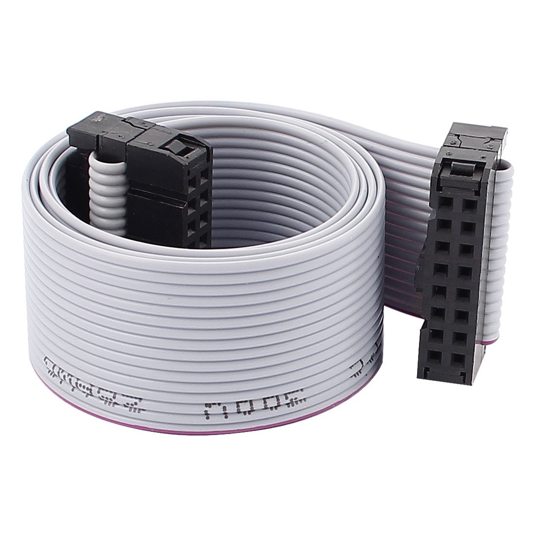 uxcell IDC 16-Pin Female/Female Connector Motherboard Ribbon Cable 19 ...