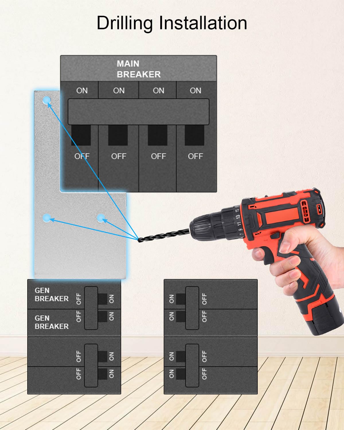 Snapklik.com : Generator Interlock Kit Fit For GE General Electeric ...