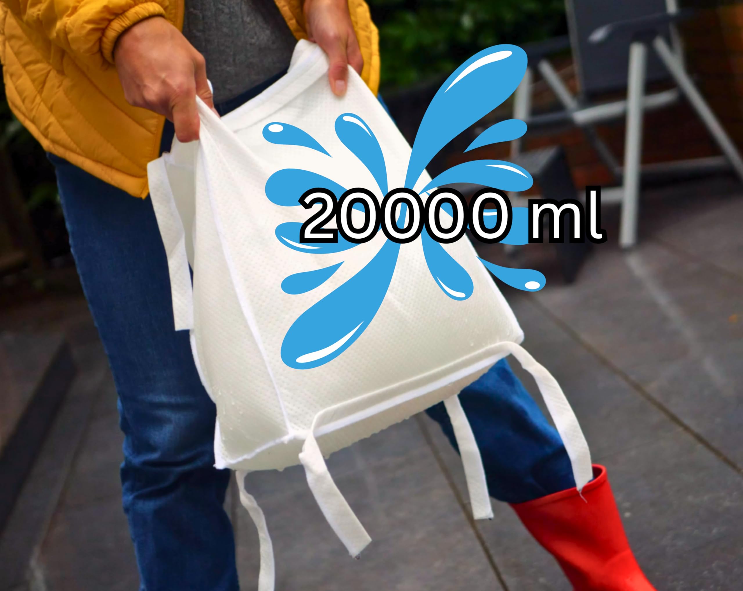 Speedwellstar 5 Pack Quick Absorption Flood Protection Bags 20000ml ...