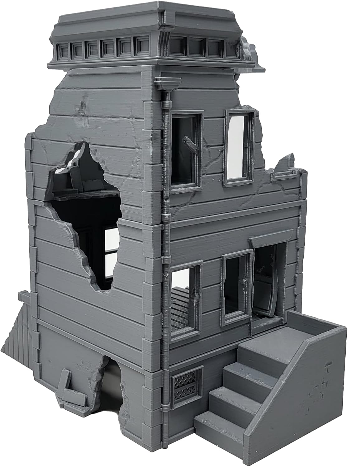 Amazon.com: Ruined Three Floor House - Tabletop Terrain by Corvus ...
