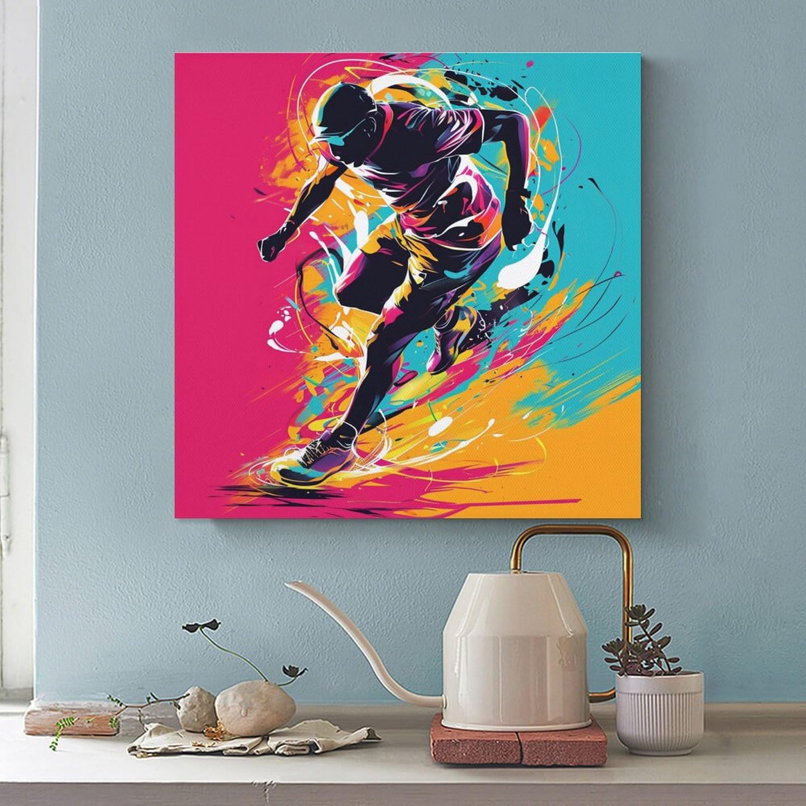 Running Man Painting