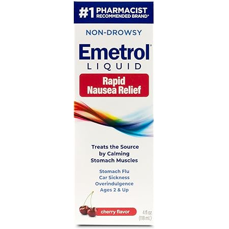 Amazon.com: Emetrol Non-Drowsy Nausea Relief - Liquid Nausea Medicine ...