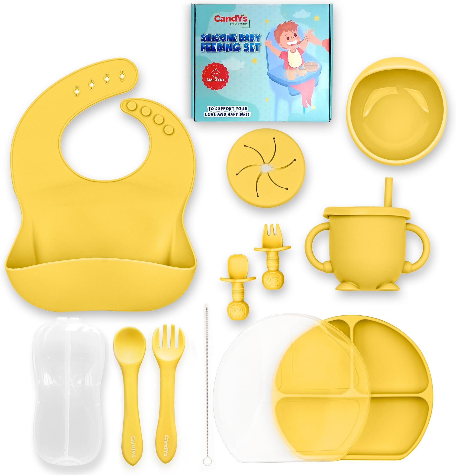 Amazon.com: Tiny Lolo Baby Led Weaning Supplies - 12Pcs Silicone Baby ...