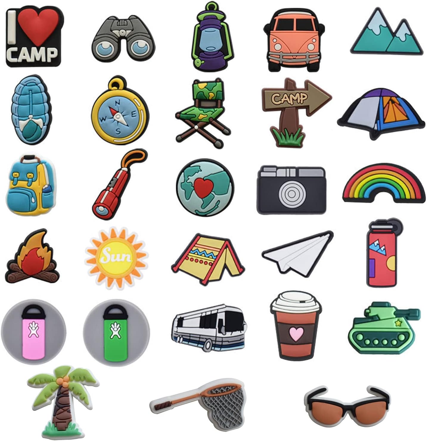 GVSAVY 28PCS Shoe Decorations, DIY Decorations, Cartoon Shoe Clips ...