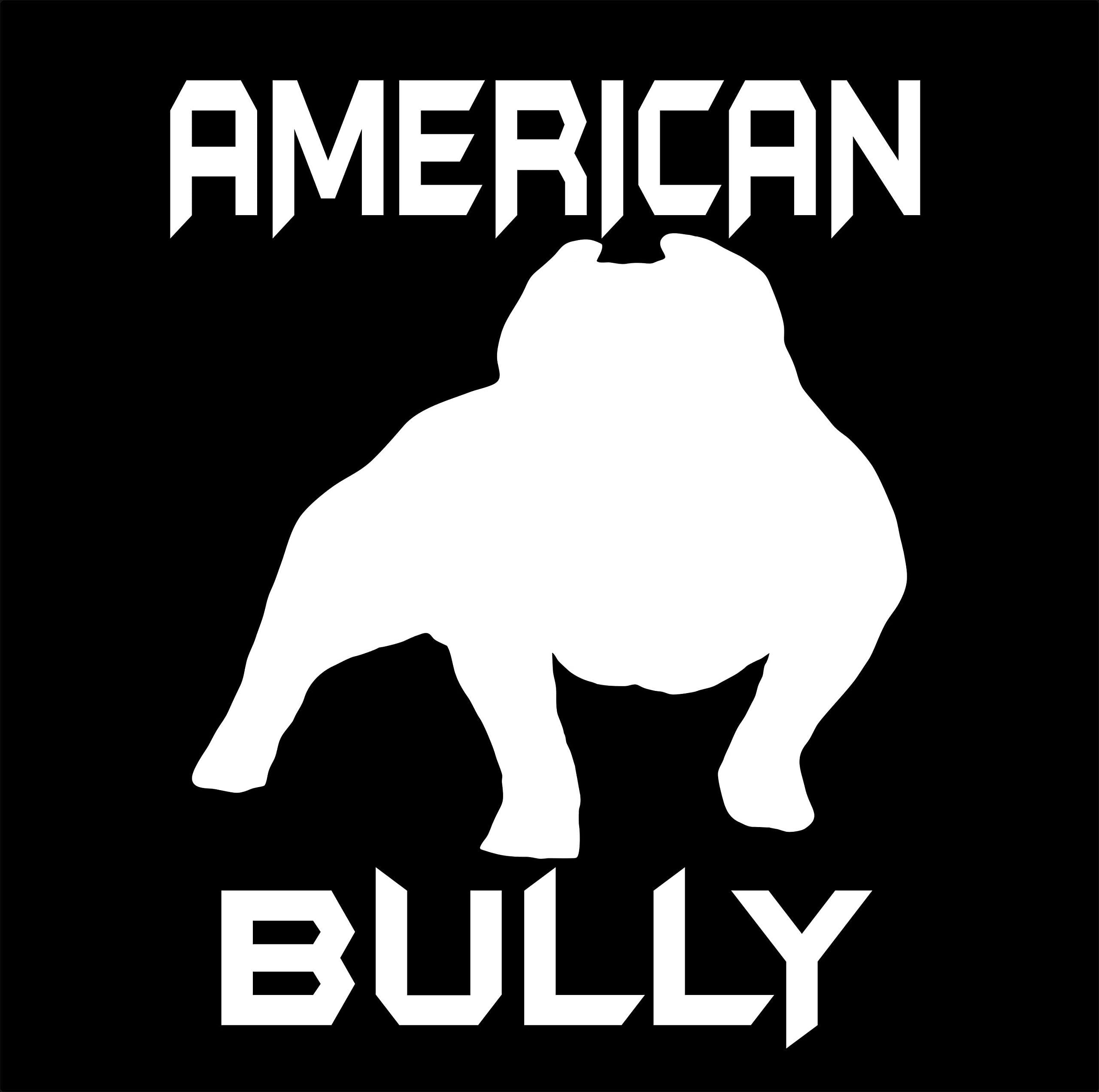 Amazon.com: AMERICAN BULLY VINYL STICKER : Sports & Outdoors