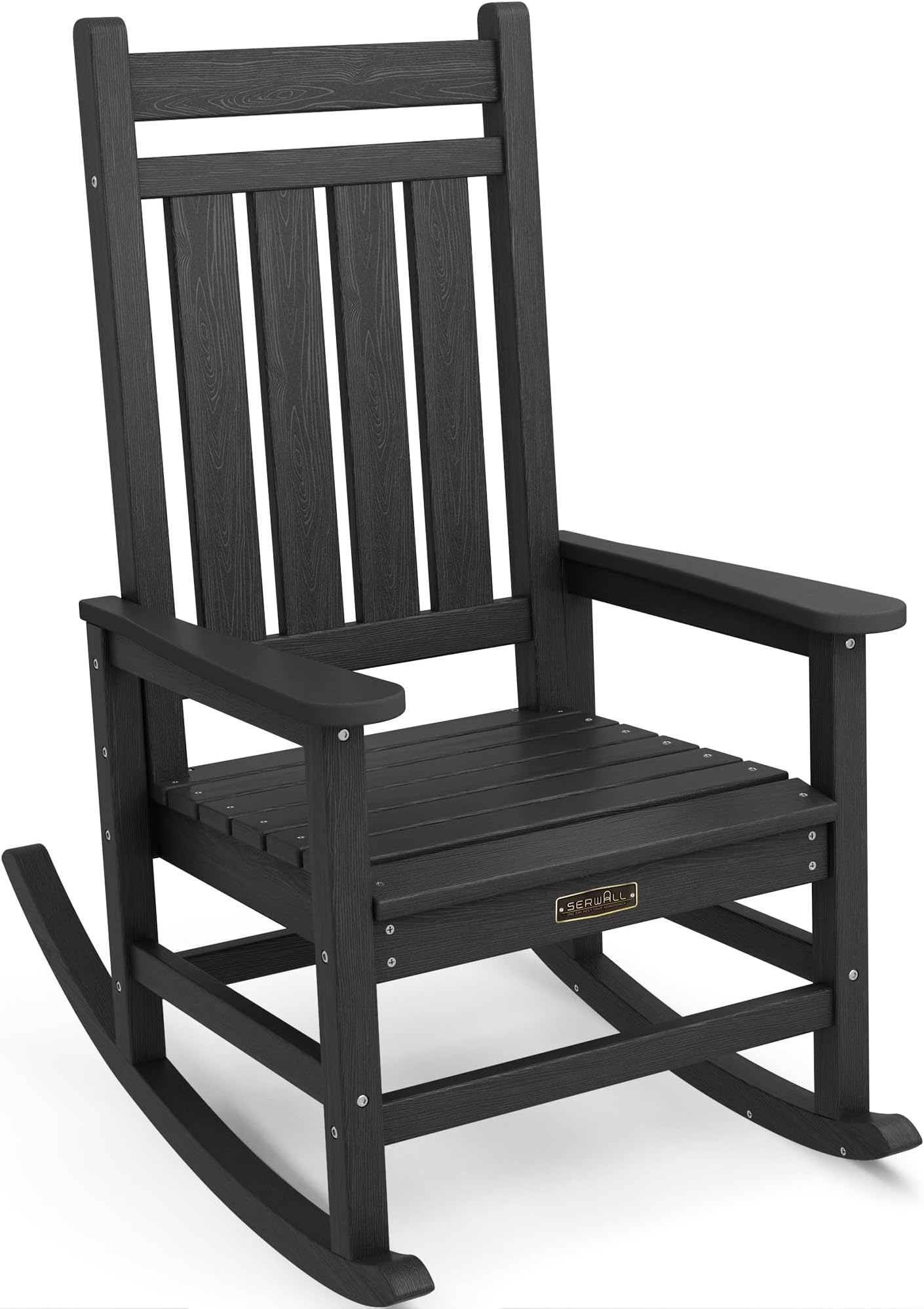 Amazon.com : JACK-POST Porch Rocker, Black : Patio Rocking Chairs ...