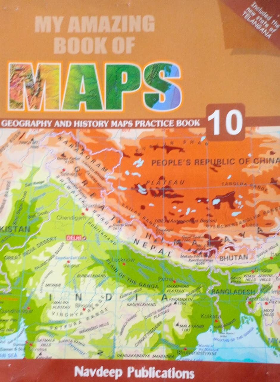 My Amazing Books Of Maps Geography And History Maps Practice Book Class ...