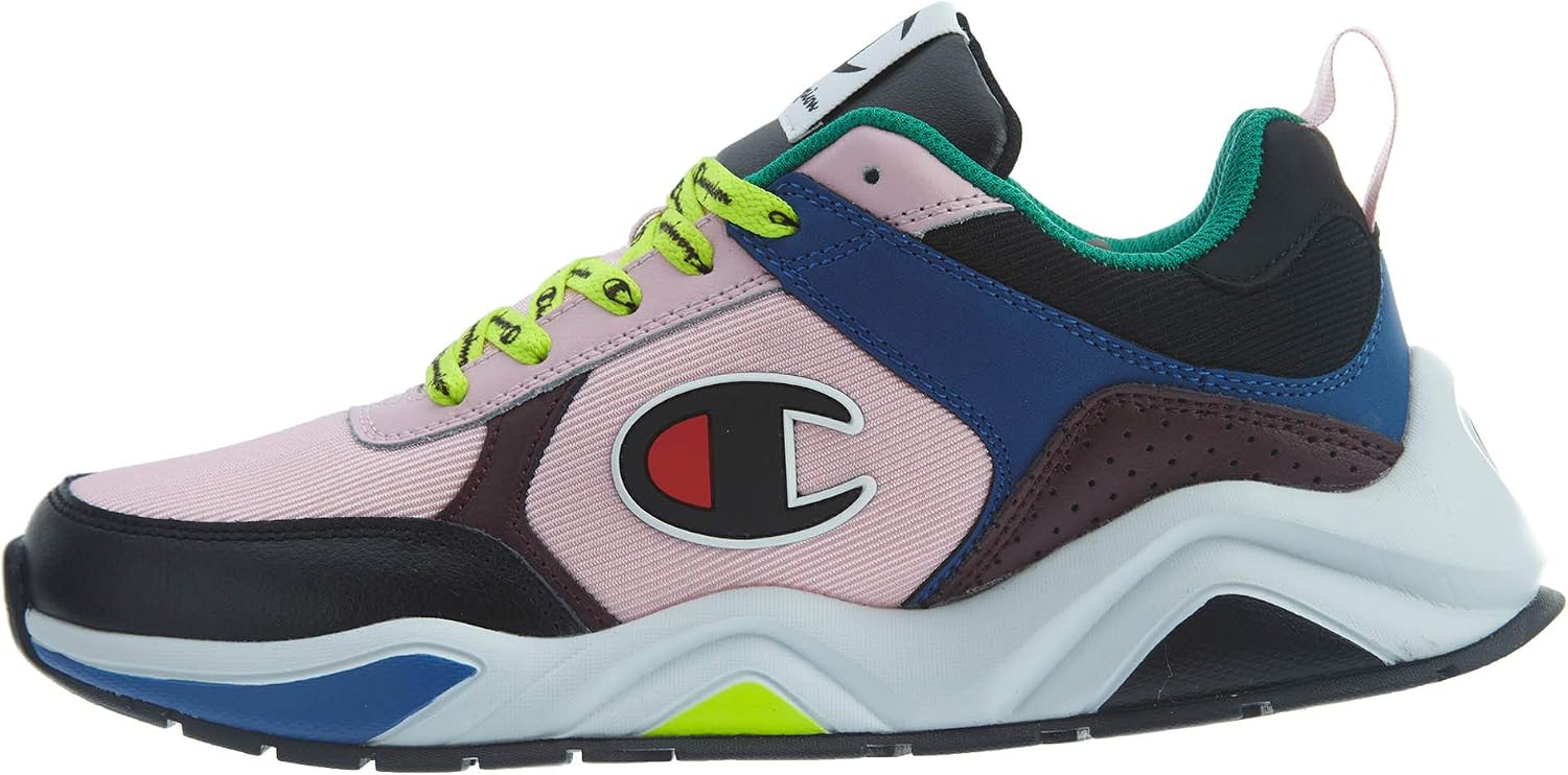 Amazon.com: Champion Mens 93 Eighteen Block Sneaker,Pink/Multi,13 ...