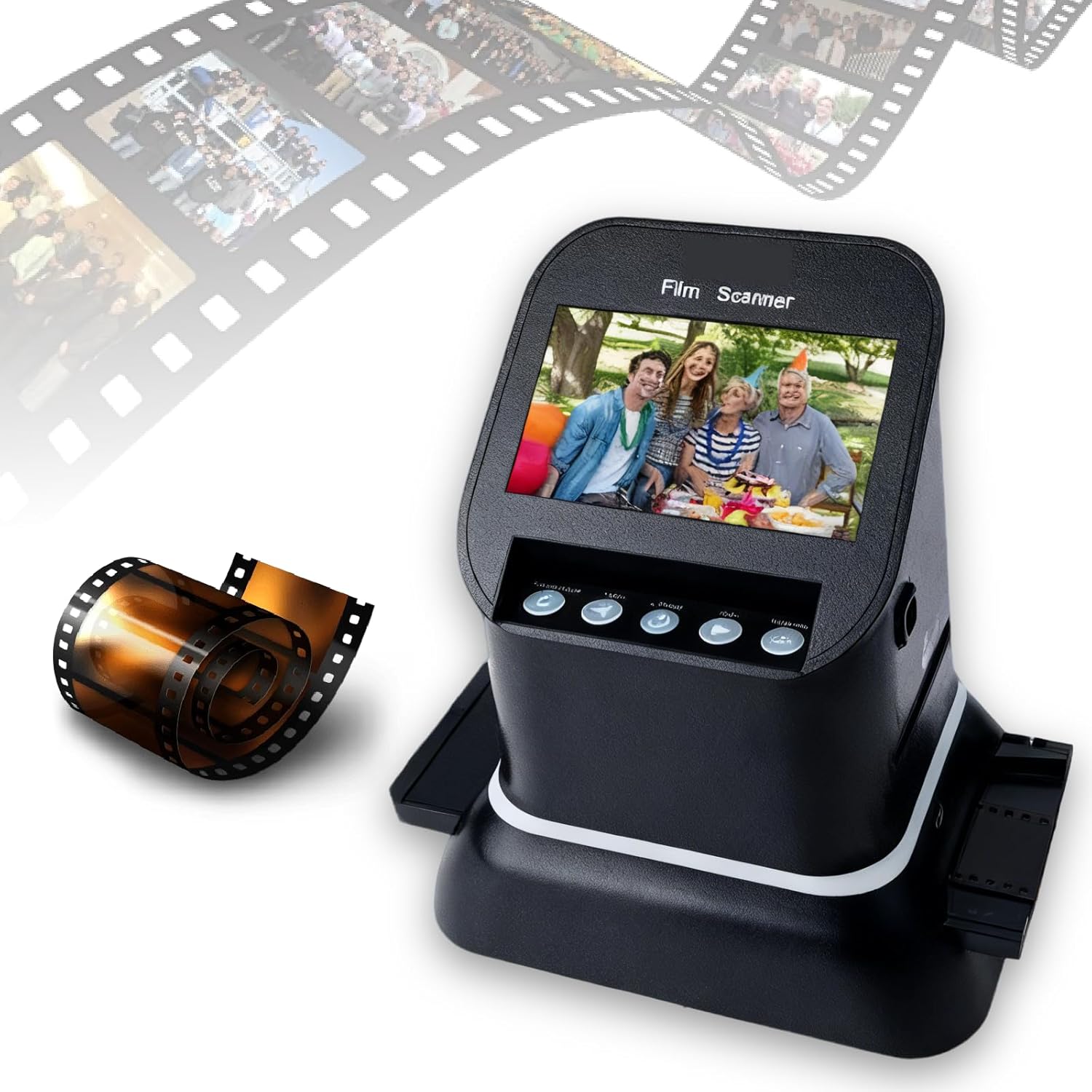 Amazon.com: KUSOLE Digital Film Scanner, Slide Scanner, for Converts ...