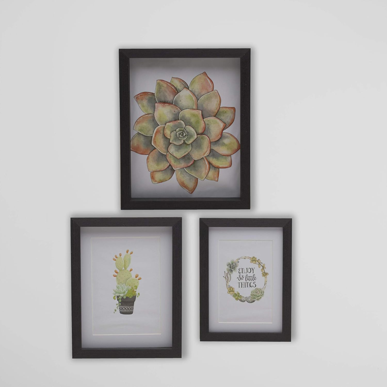 Amazon.com - MELANNCO MDF Frames, Set of 3, Black