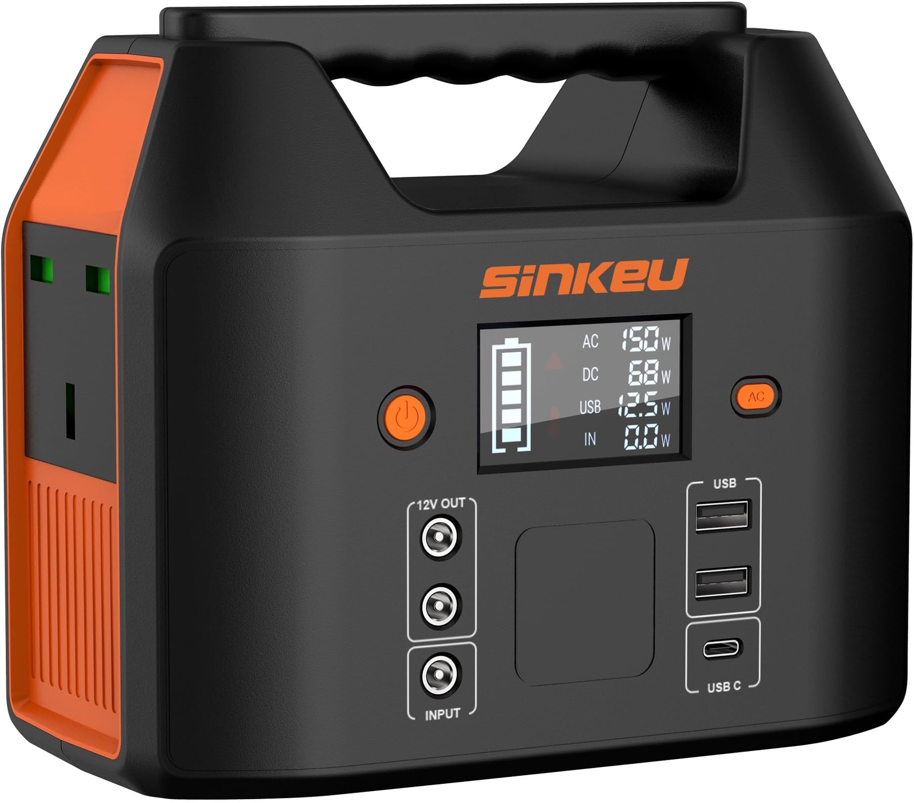 SinKeu Portable Power Station,27000mAh/99Wh Solar Generator with 230V ...