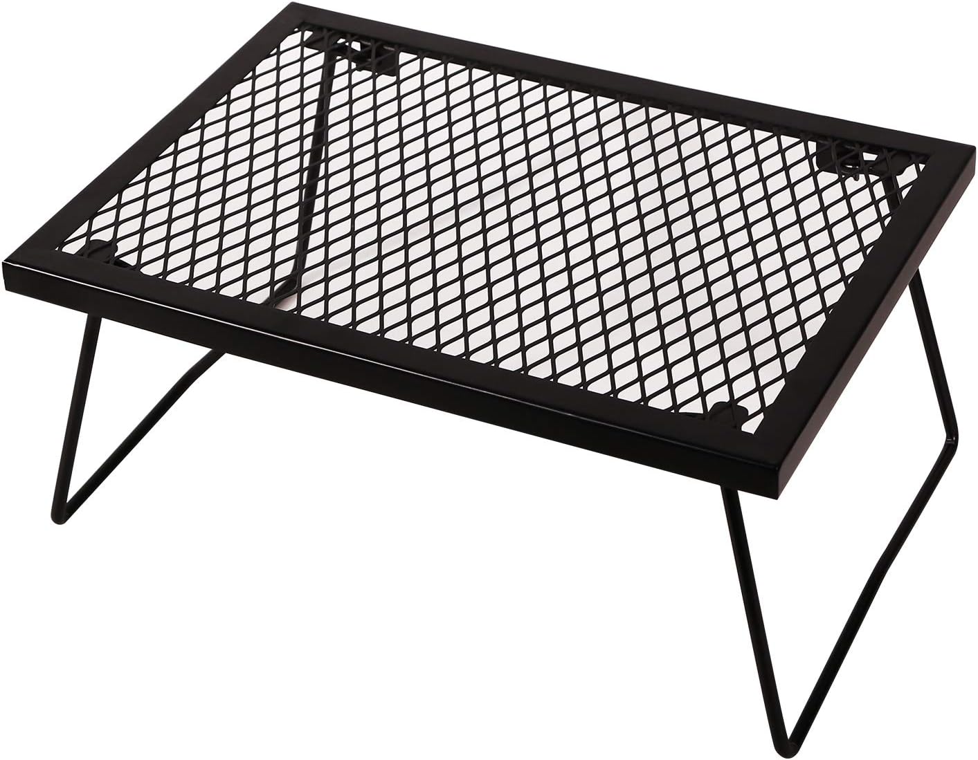 Amazon.com: VEVOR Folding Campfire Grill, 18" Portable Camping Grates ...