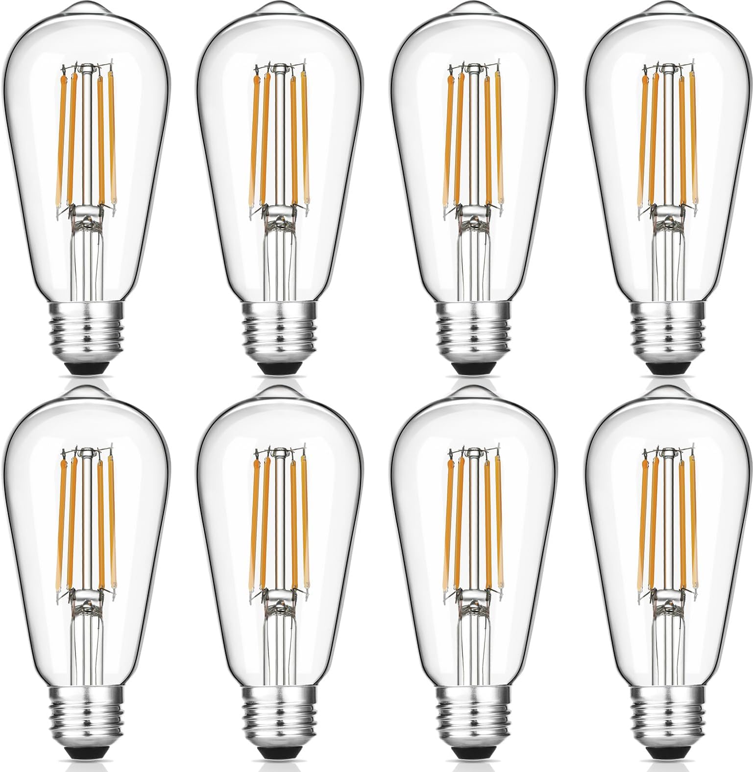Amazon.com: AryaLight Edison Light Bulbs 40 Watt Equivalent, 6 Pack ...