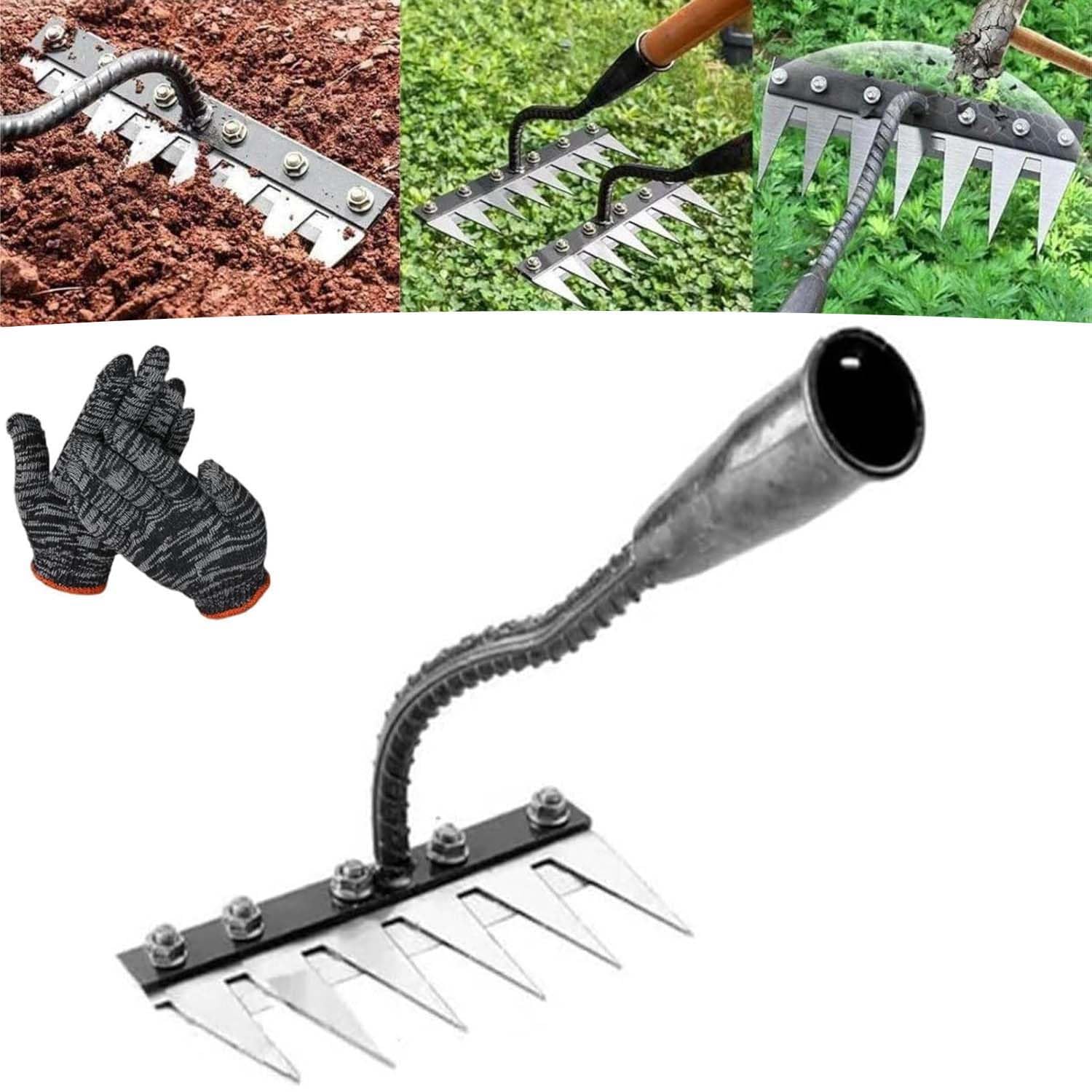 Gardening Iron Rake Iron Rake 2.0 Garden Tool - Heavy Duty Weeding Rake ...