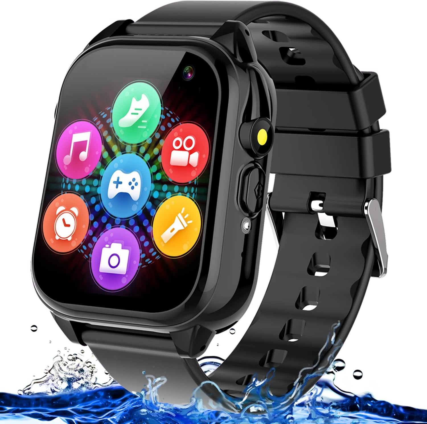 Amazon.com: Semloo Waterproof Smart Watch for Kids 3-12 Years Old Boys ...