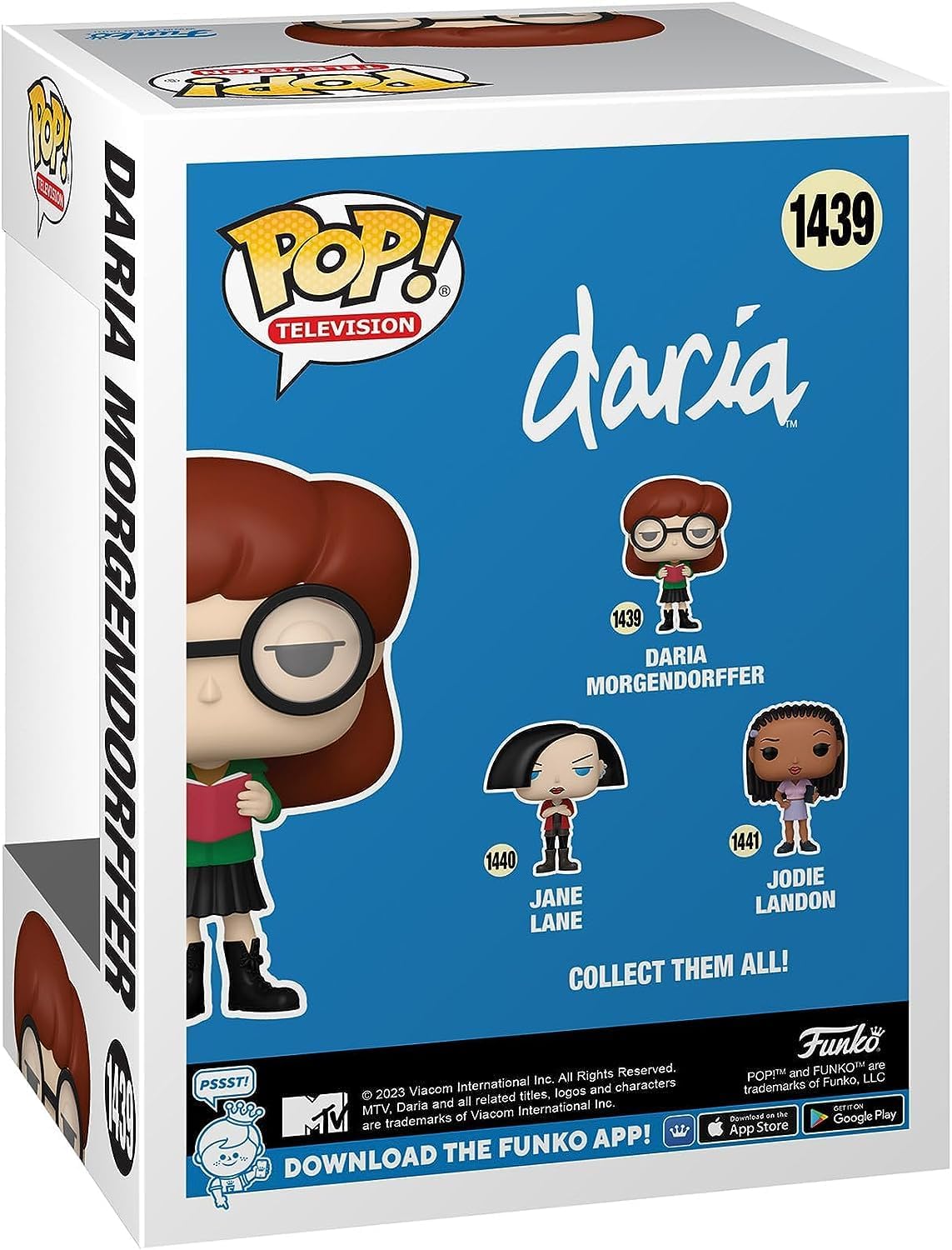 POP Animation: Daria - Daria Morgendorffer Funko Vinyl Figure (Bundled with Compatible Box ...