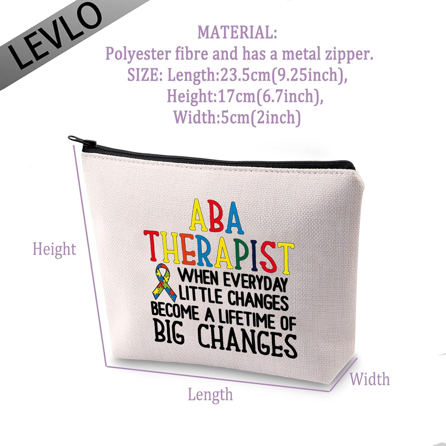 LEVLO Funny ABA Therapist Gifts When Everyday Little Changes Become A ...