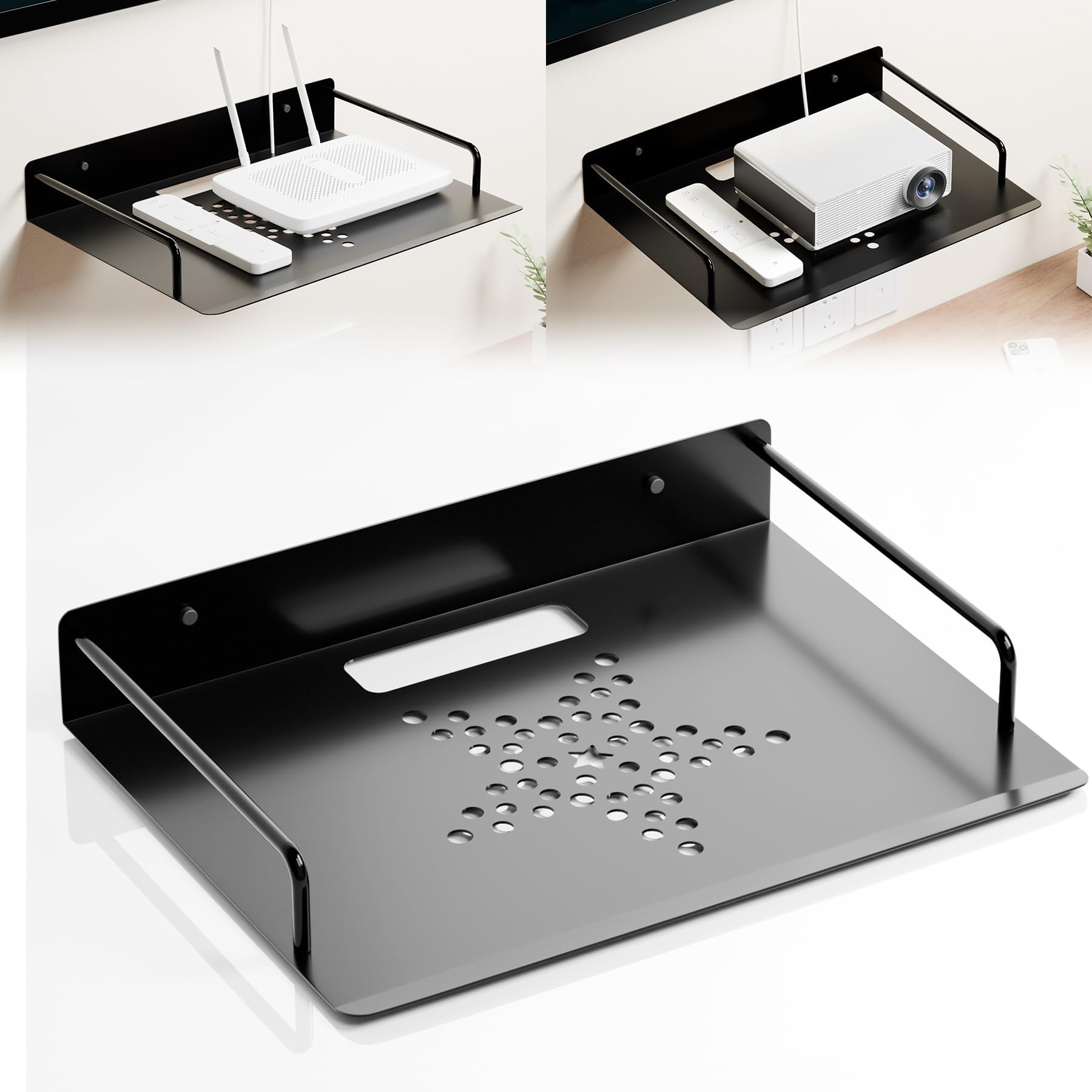 Projector Shelf ,Projector Wall Mount Floating Shelf Projector Stand ...