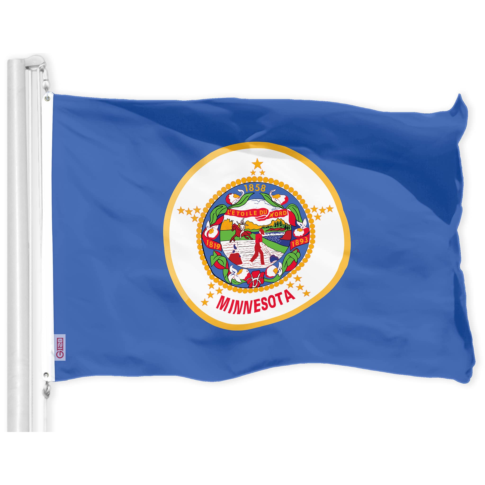 Amazon.com: G128 Minnesota MN State Flag | 3x5 Ft | LiteWeave Pro ...