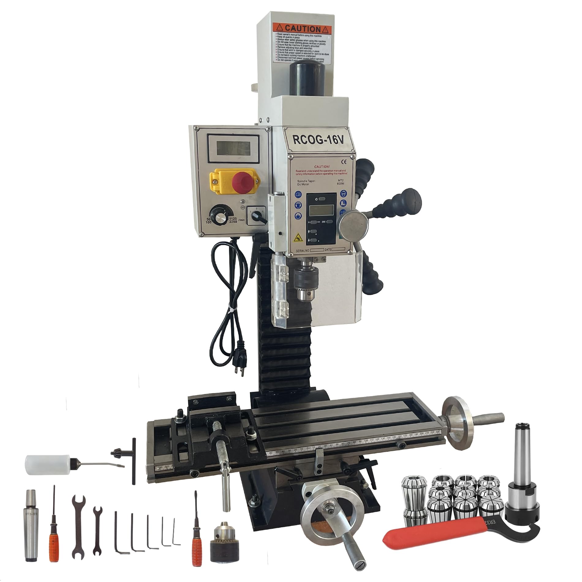 INTBUYING Mini Milling Drilling Machine Benchtop Mill Drill Machine 5 ...