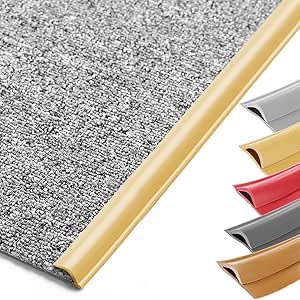 Amazon.com: Self Adhesive Carpet Edge Trim Strip, PVC Floor Transition ...