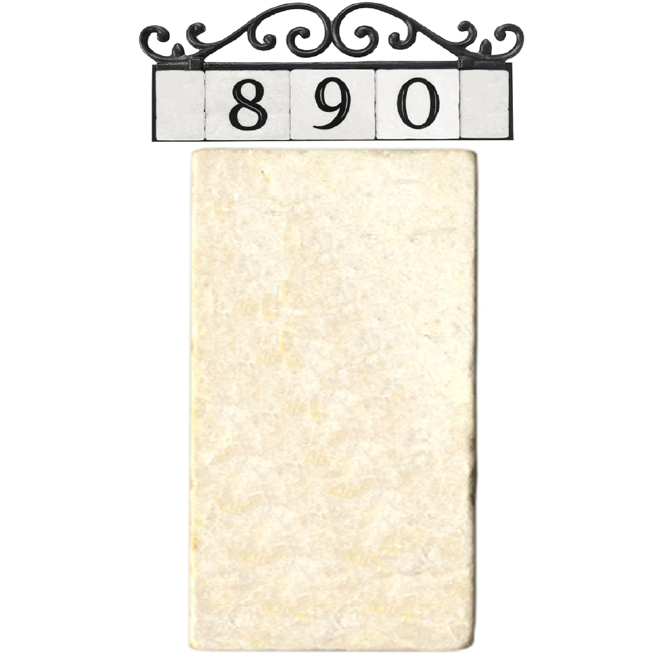 Snapklik.com : Blank Marble Tile House Numbers For Outside, House ...