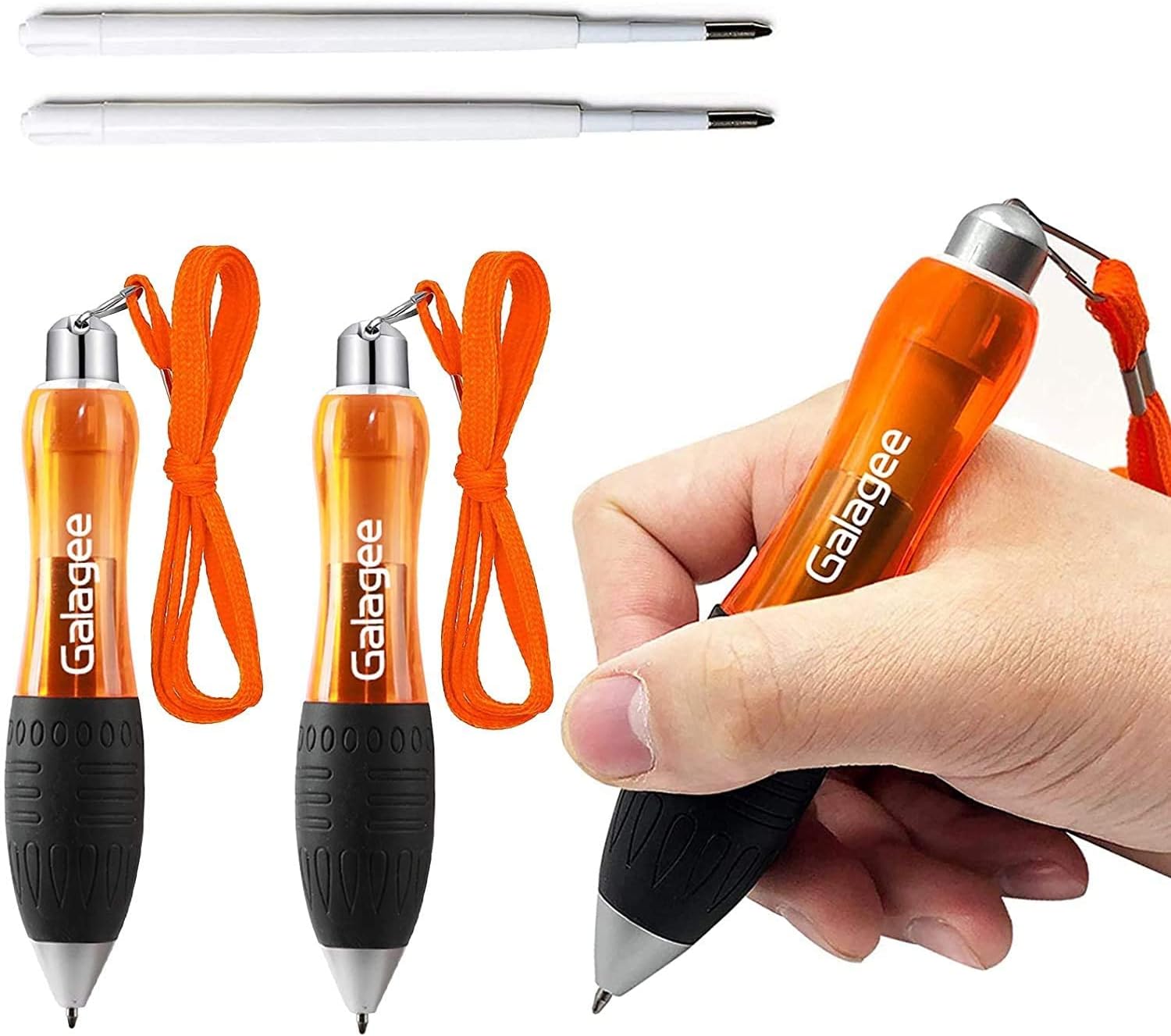 NQEUEPN 2pcs Big Fat Pens with 12 Refills, Fat Heavy Weighted Pens ...