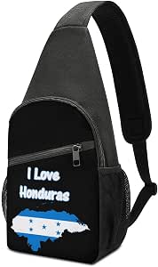 Amazon.com | Honduras Flag Map Crossbody Shoulder Bag Sling Backpack ...