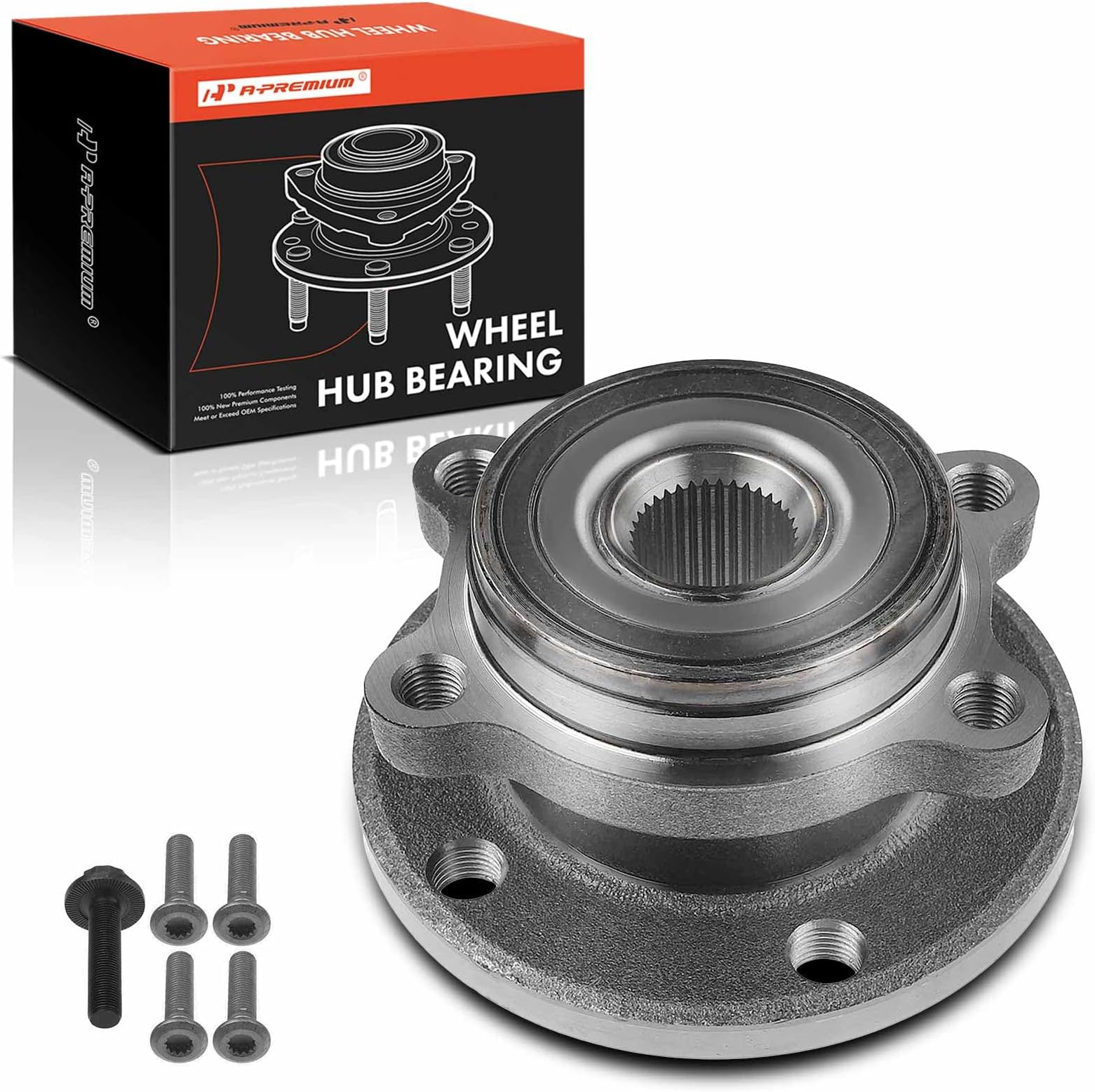 Amazon.com: AUQDD 513253 (For models with 4 bolt flange) Front Wheel ...