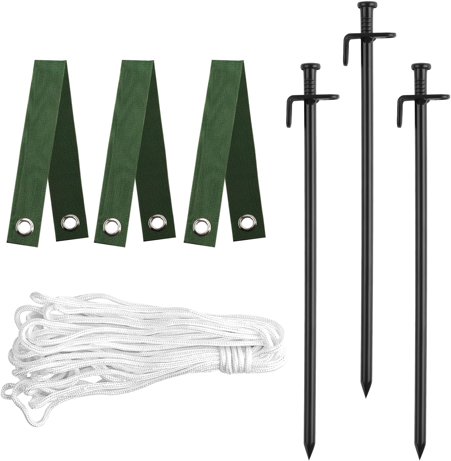 Tree Stake Kit – Heavy Duty Tree Stakes And Supports For Leaning Trees ...