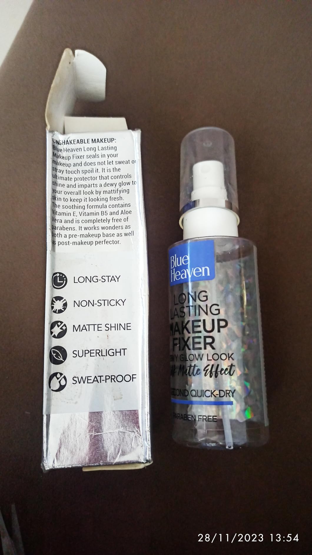 Buy Blue Heaven Long Lasting Makeup Fixer spray | With Aloe Vera and ...