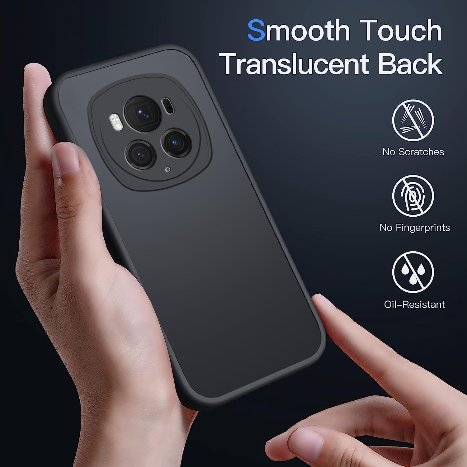 Compatible with Honor Magic 6 Pro Case Translucent Matte, Honor Magic 6 ...
