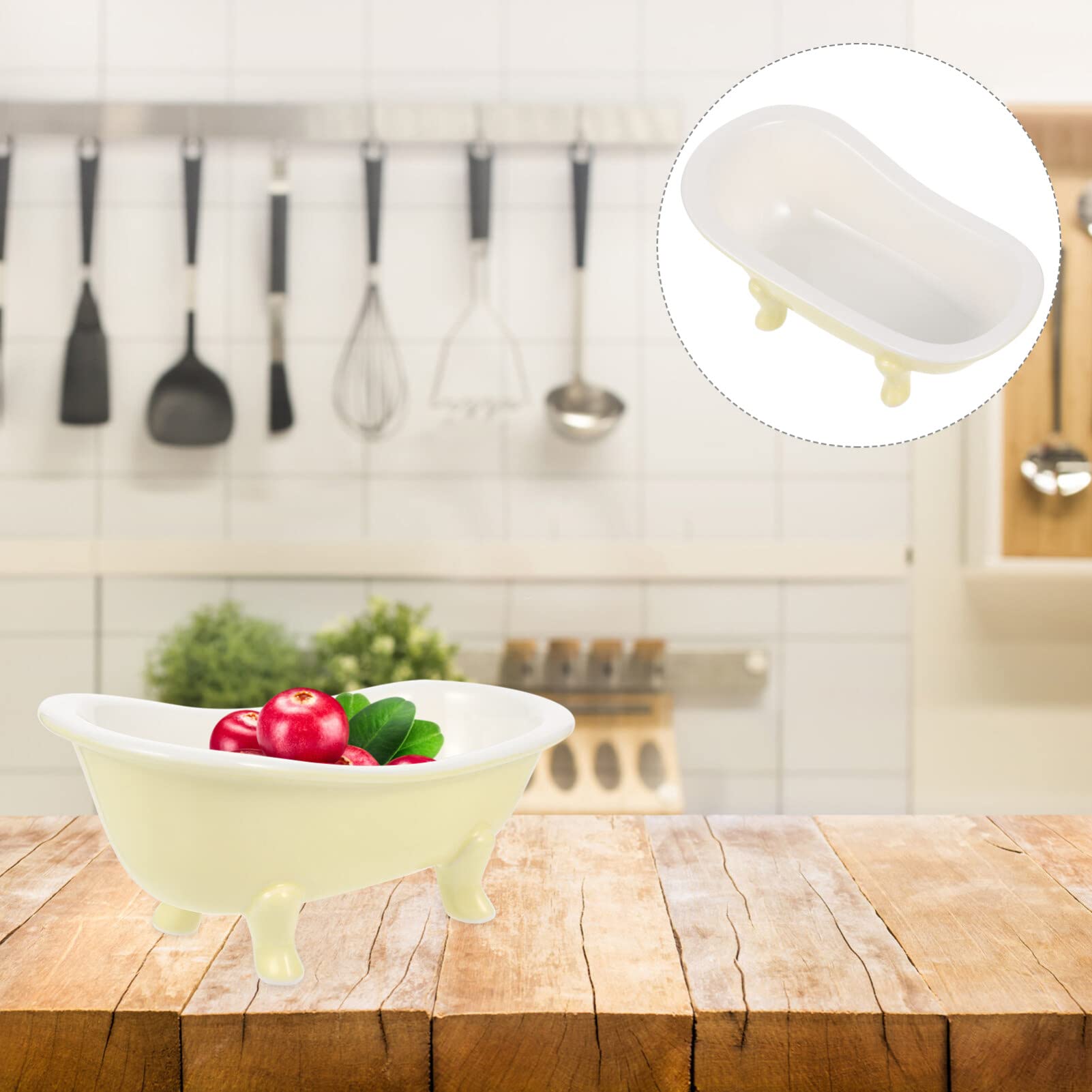 Bathtub Shaped Containers Bathtub Modeling Ceramic Watercolor Palette