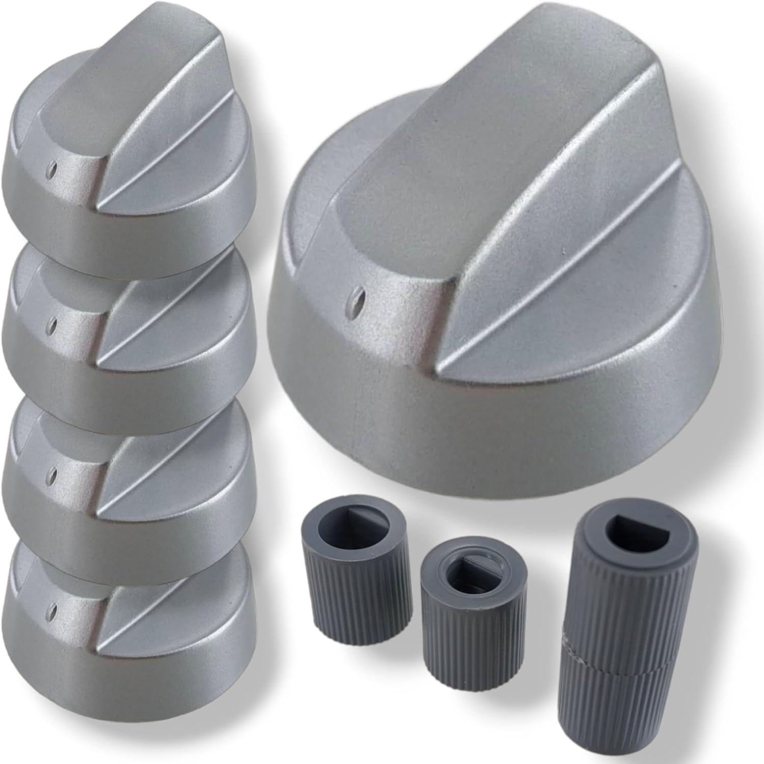 DL-pro 5 x Universal Rotary Knob Set, Diameter 42 mm, Rotary Handle ...