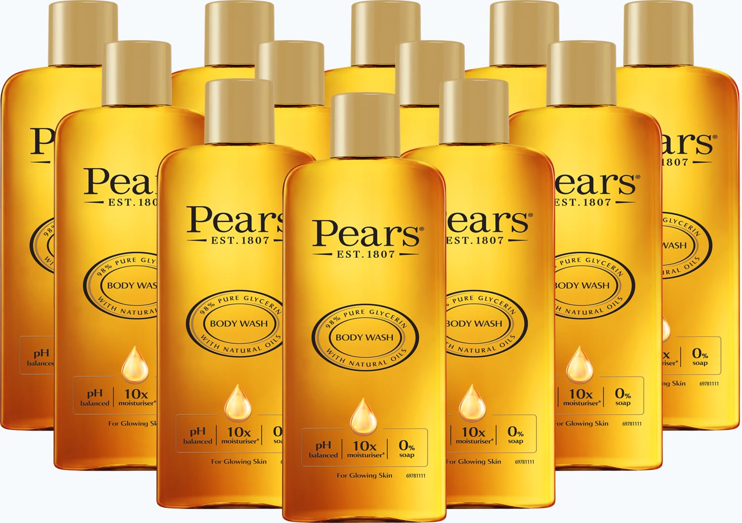 Pears Pure & Gentle Body Wash - Soap-free Cleanser - Nourishing Gel ...