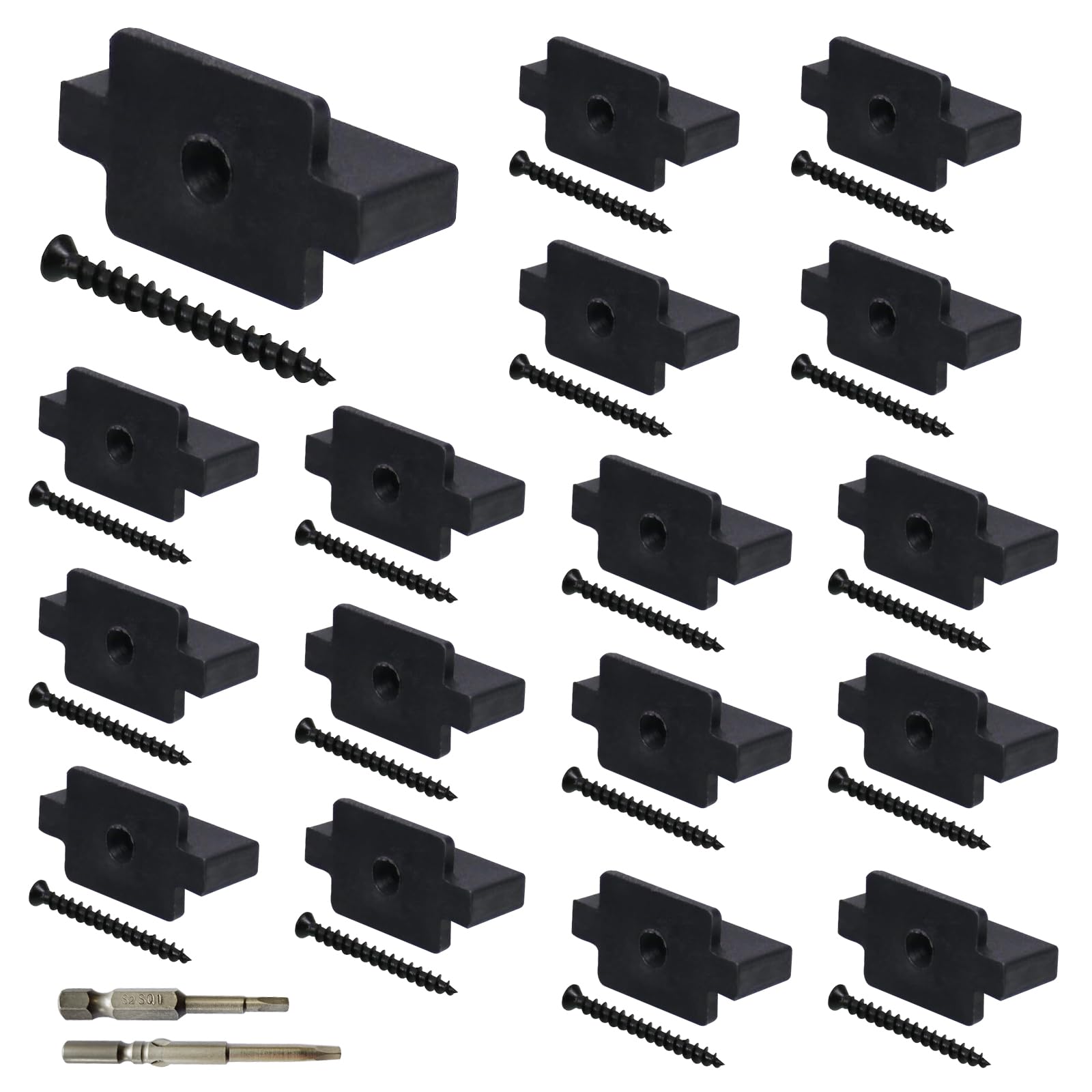 Composite Decking Fasteners 500PCS Hidden Deck Fasteners For Composite ...