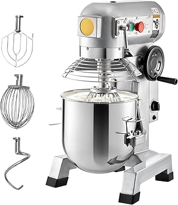 Amazon.com: Commercial Food Mixer 15QT 600W 110V 3 Speeds Adjustable ...