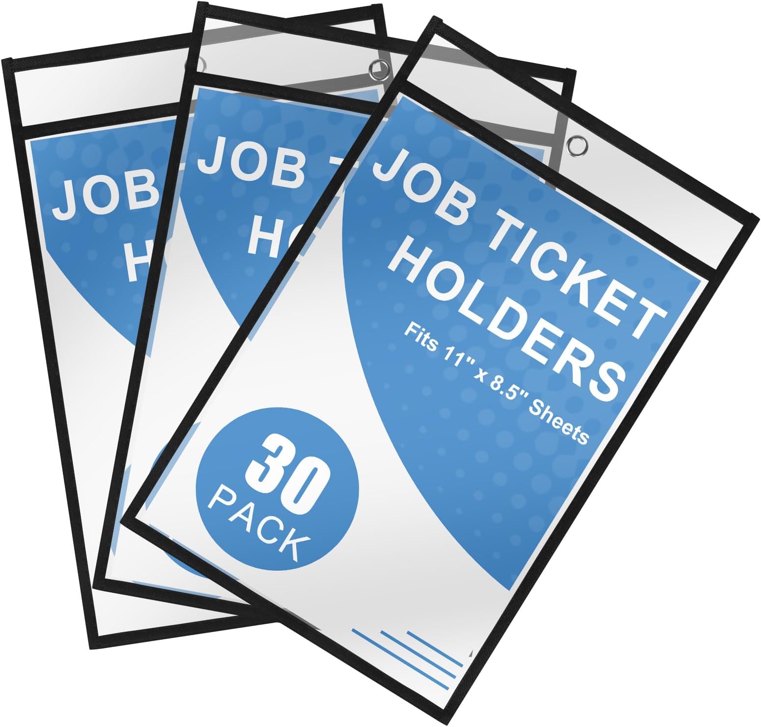 Amazon.com : Heavy Duty Sheet Protectors Job Ticket Holders, 30 Pack ...